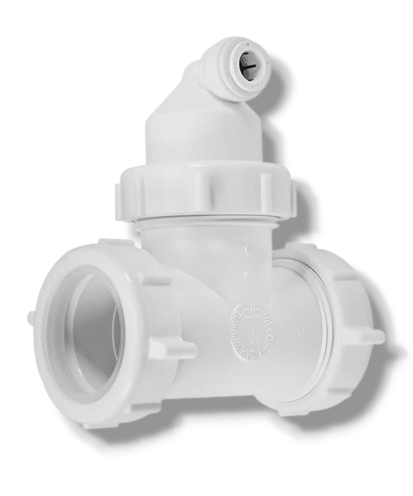 Air Gap 12-38JG 1 1/2" x 3/8"QC RO Drain Adapter Kit