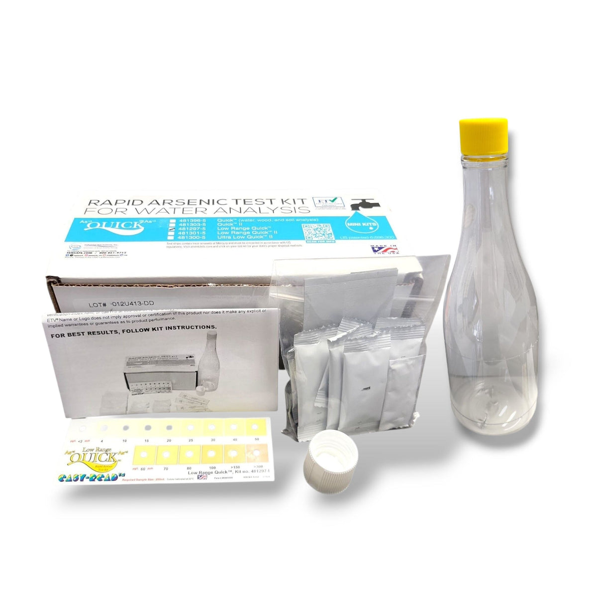 Arsenic Water Test Kit 481297-5 – Quick LR, 5 Easy Tests for Home Use