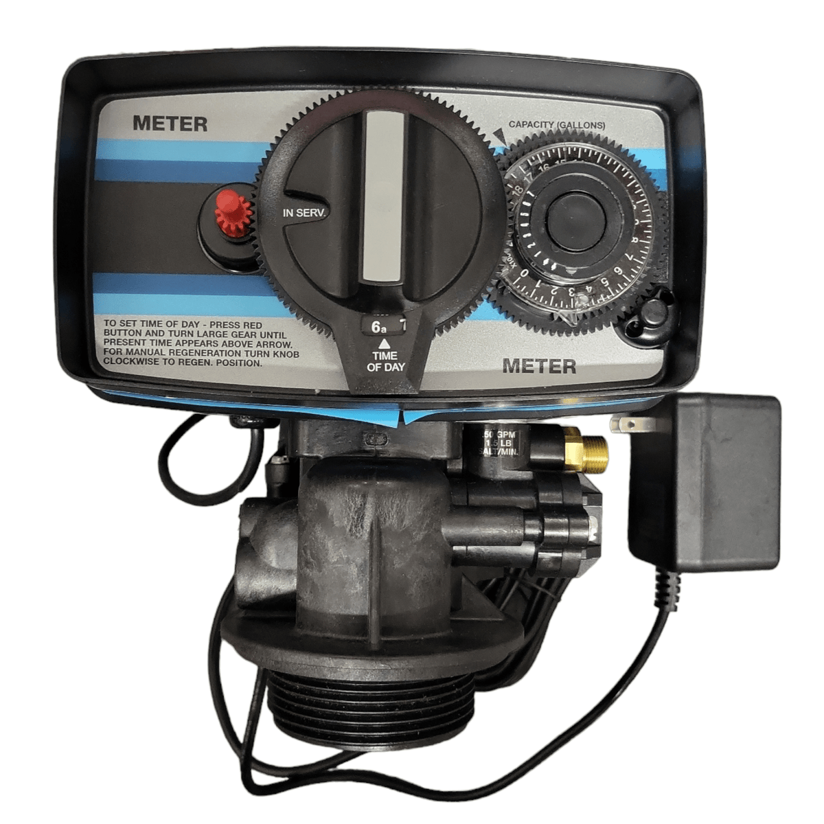 Fleck 560002-020 mechanical Metered Softener Valve, 24V/60Hz