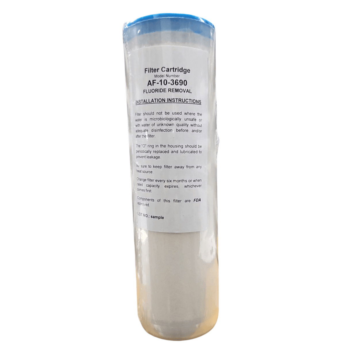 Aries Activated Alumina Filter Cartridge ( AF-10-3690 ) Size 2.5"x10"