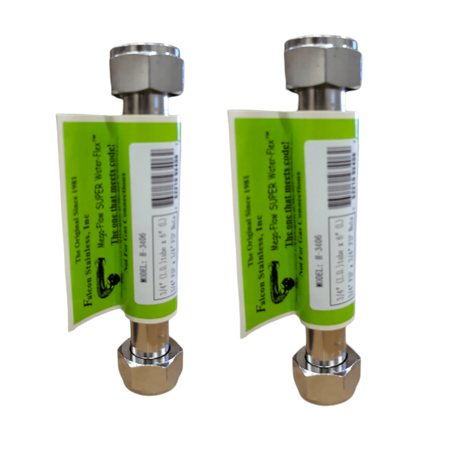 FALCON WATER CONNECTORS | FLEXIBLE | STAINLESS STEEL