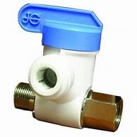 John Guest ASVPP1LF Angle Stop Adapter Valve Lead-Free - 3/8 x 3/8 x 1