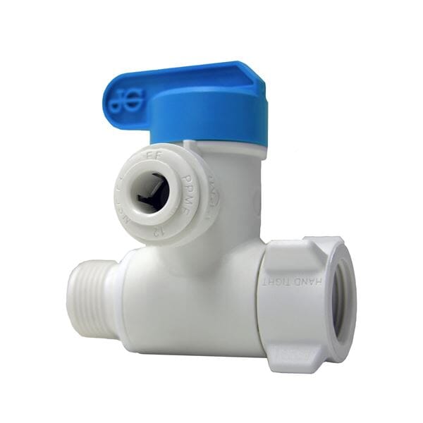 John Guest PASVPP2 Plastic Angle Stop Adapter Valve Lead-Free - 3/8 x