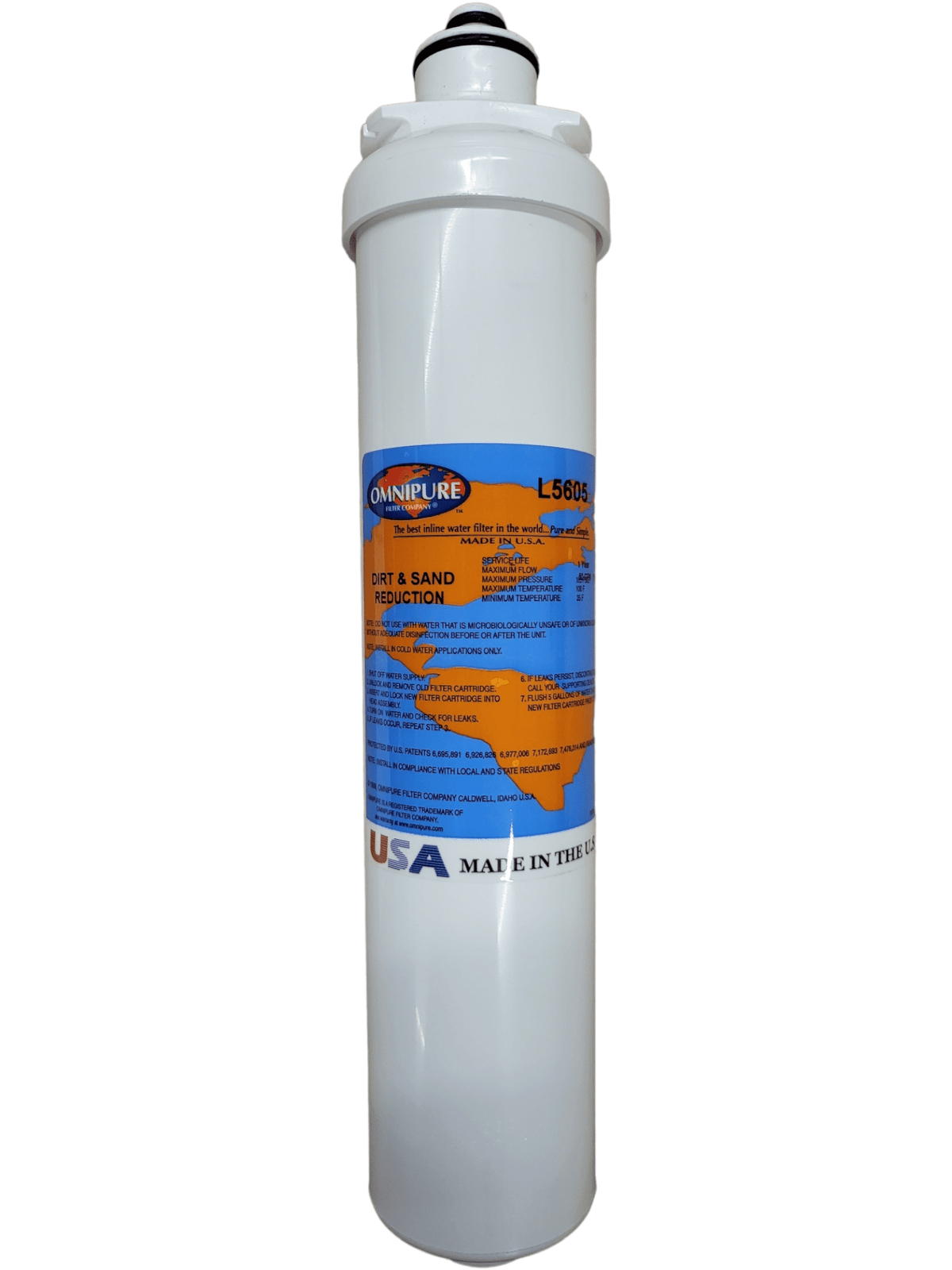 Omnipure L5605 Q Series 12" Sediment Filter 5 Micron — PURE DIRECT USA
